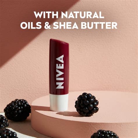 Nivea Blackberry Shine Caring Lip Balm - Kmart