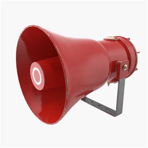 Horn Speaker Megaphone 3D Model $19 - .fbx .obj .max .c4d - Free3D