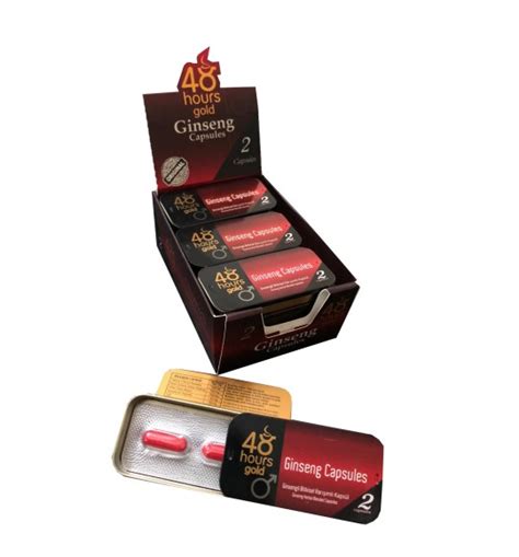 48 Hours Gold Kapsül 12 li Paket 24 adet - Cinsel Güç Artırıcı Takviyeler