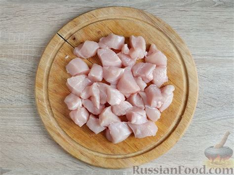 Рецепт: Булгур с курицей и грибами, на сковороде на RussianFood.com