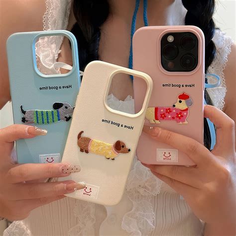 Милый мультяшный чехол для телефона с рисунком личи для iPhone 16, 15 ...