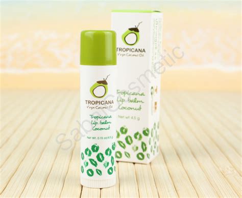 Помада для губ "Кокосовая" натуральная Tropicana Lip Balm Coconut купить