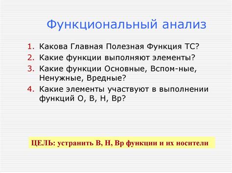 Функционально-стоимостной анализ изделий и процессов - презентация онлайн