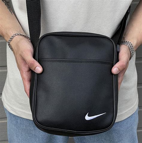 Мужская сумка через плечо Nike барсетка кожаная (сумка мессенджер ...