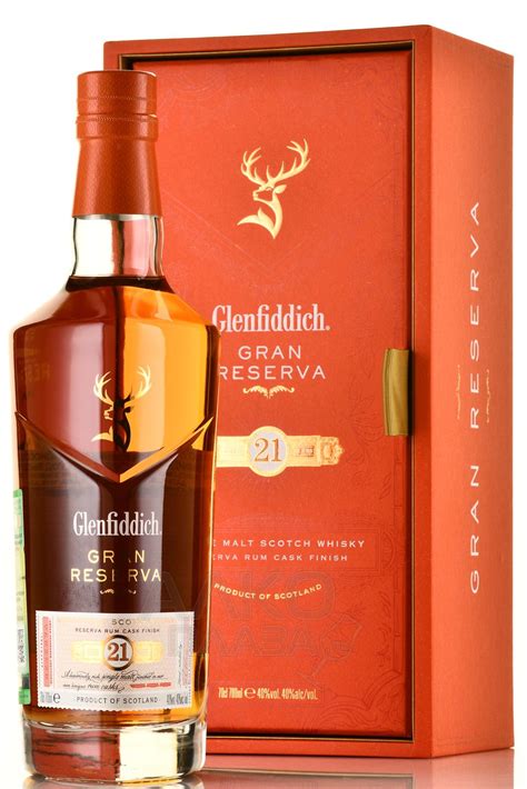 Glenfiddich 21 years old - купить виски Гленфиддик 21 год 0.75 л - цена