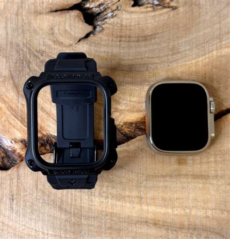 Ремешок с бампером для часов Apple Watch Ultra 42/44/45/49mm / Spigen ...