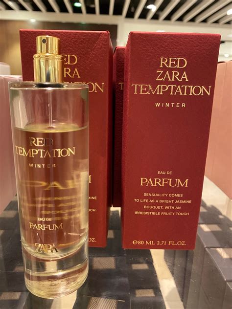 Zara Red Temptation Winter 80ml, Beauty & Personal Care, Fragrance ...