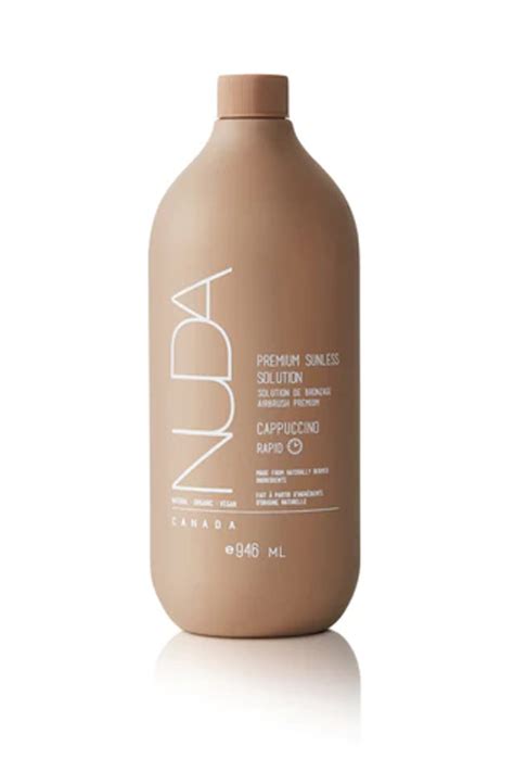 NUDA Cappuccino Tanning Solution - 15% DHA Rapid - The Tanning Store