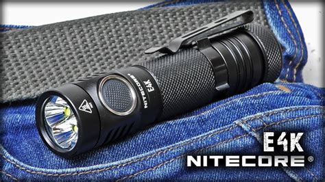 EDC фонарь Nitecore E4K/Tactical flashlight - YouTube