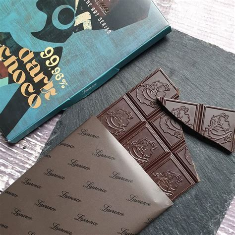 Dark chocolate with 99.6% cacao Laurence, 80 g