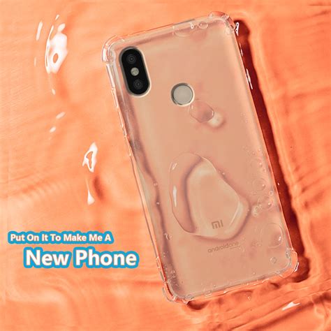 เคสโทรศัพท์มือถือ ยางนิ่ม แบบใส กันกระแทก สําหรับ Xiaomi Mi A2 Mi 6X ...