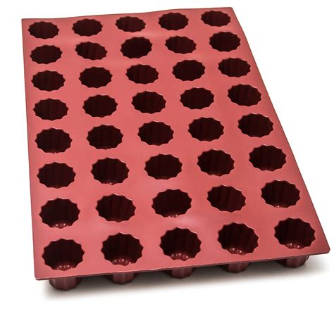 Professional Silicone Cannelé Mould 40 Cavities – 91 ml - Maé innovation