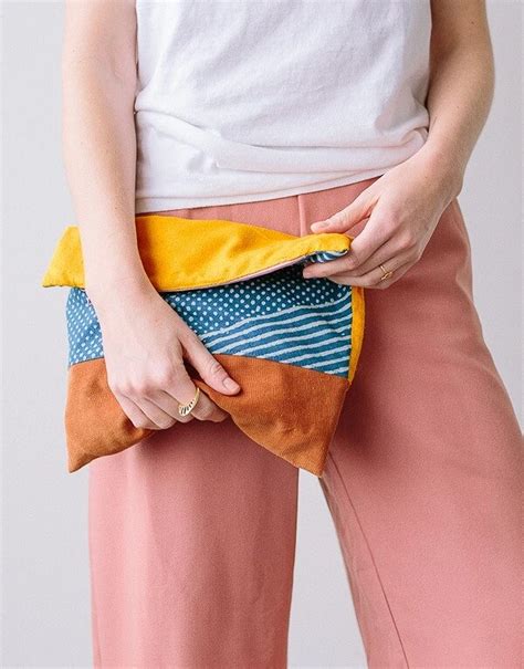 Летний клатч из остатков ткани: мастер-класс — BurdaStyle.ru