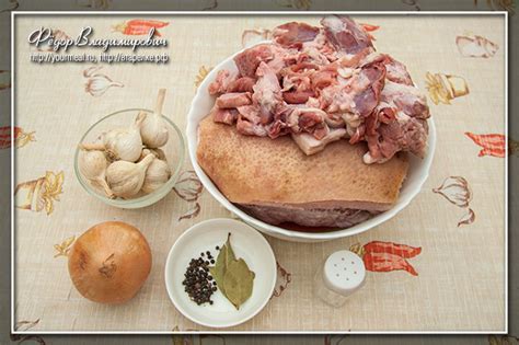 Зельц из свиной головы | Домашние рецепты