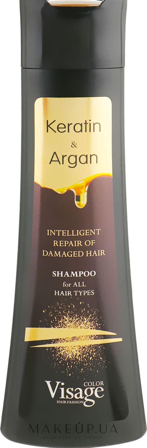 Visage Keratin & Argan Shampoo - Шампунь для волос с кератином и ...
