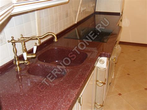 Столешница для кухни с мойкой М5 2800 х 600