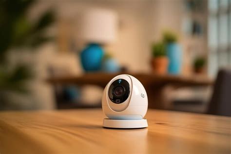 Premium AI Image | Compact security camera at home