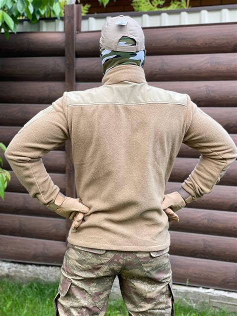 ᐉ Кофта флисовая Soft-Shell VOGEL с защитой плечей XL Койот (11186 ...