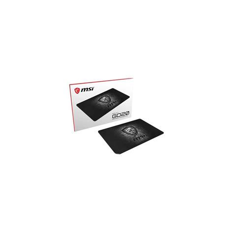 MSI AGILITY GD20, Tapis de souris gaming en Noir
