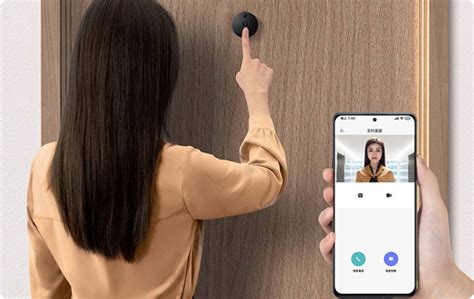 Комплект Умный видеоглазок и карта памяти 64 ГБ Xiaomi Smart Cat Eye 1S ...