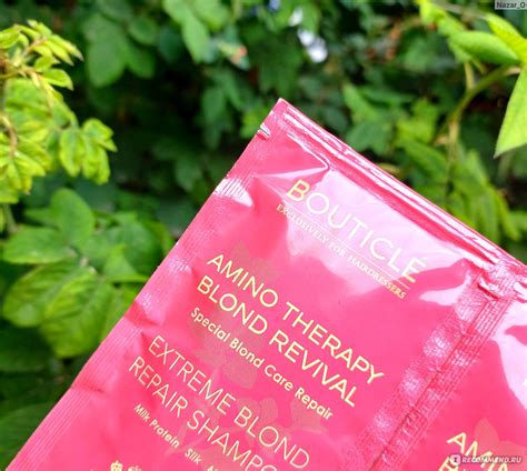 Шампунь Bouticle Amino therapy blond revival - «Достойный шампунь от ...