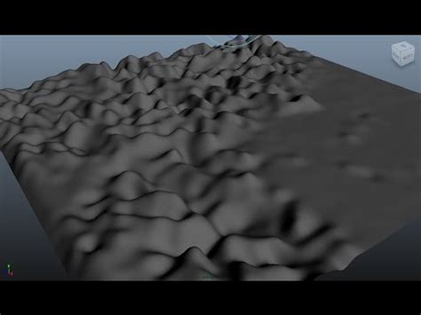 Maya tutorial: How to create a mountain terrain - YouTube