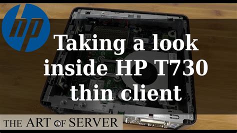 Taking a look inside HP T730 thin client | internal overview - YouTube
