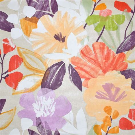 Deko, Druck, imprägniert, floral, 27769 | Bema Stoffe