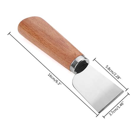 DIY кожевенное ремесло деревянная ручка инструмента из нержавеющей ...