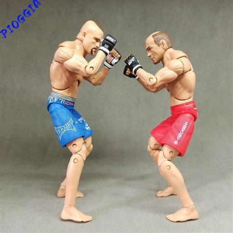 Экшн-фигурка борец UFC, Двухместный боевой костюм, 2 шт. (20см, пакет ...