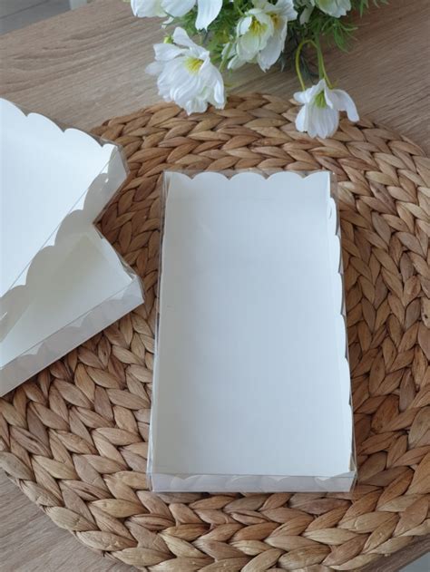 Коробка 12*26*3 см БЕЛАЯ с пластиковой крышкой - купить в Воронеже ...