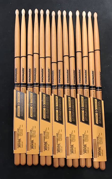 Pro-Mark Classic 5A ActiveGrip Clear (Pack of 7) | Reverb