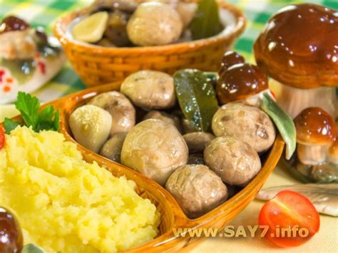 Маринованные шампиньоны