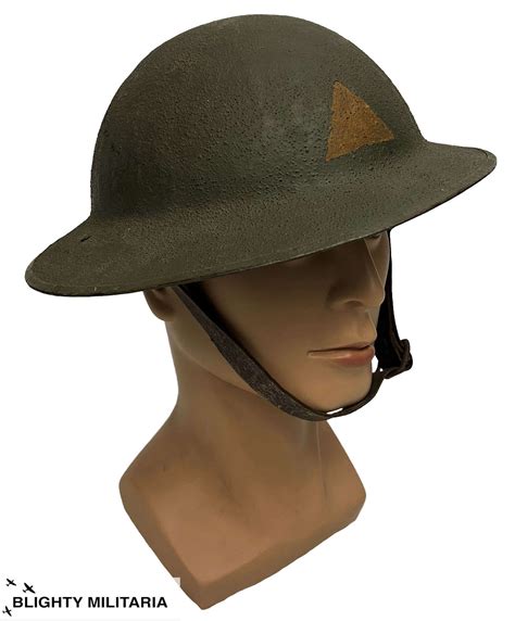 Original Great War British Mk1 'Brodie' Steel Helmet - Size 7 in ...