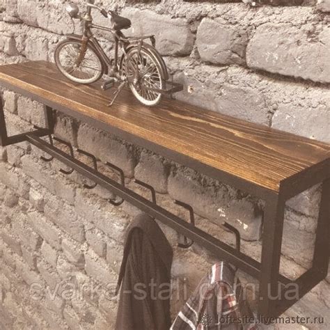 Вешалка Настенная. Вешало Лофт. Вешалка для Одежды. Вешалка в Прихожую ...