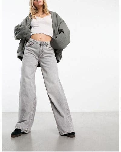 White Bershka Jeans for Women | Lyst