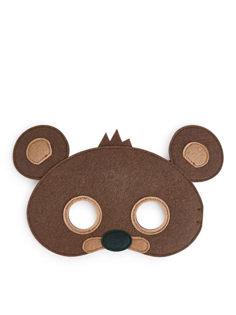 Animal Mask - Brown - ARKET