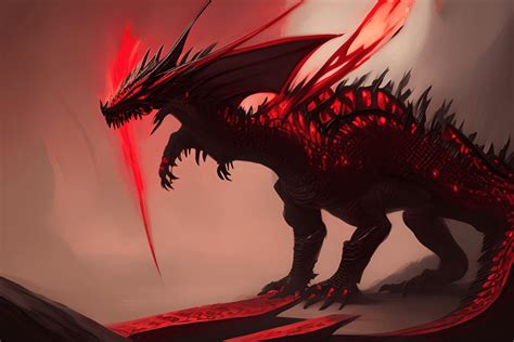 Red And Black Dragons