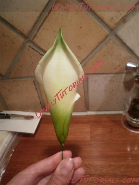 Как украшать торт, Каллы, Руководство по цветам из помадки
