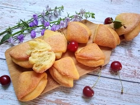 Творожное печенье ушки с сахаром рецепт фото пошагово и видео - 1000.menu