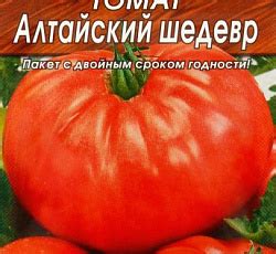 Томат Алтайский шедевр семена - низкая цена, описание, отзывы, продажа