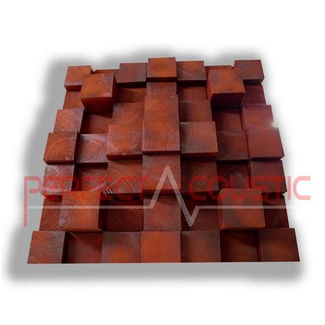 Pruhovaný akustický difuzér 60x60x9 cm - Perfect Acoustic