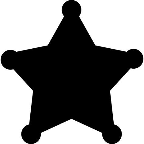 Шериф значок PNG