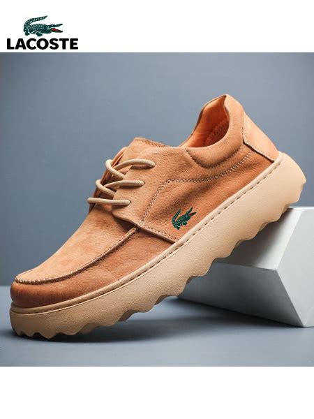 Мокасины Мужской, Женский Lacoste коричневый, размер 43 Великобритания ...