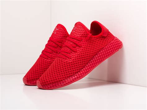 Купить Кроссовки Adidas Deerupt цвет Красный купить по цене 2000 рублей ...