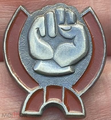 Знак нагрудный, спорт, Карате, красный пояс, тяжелый металл, отличное ...