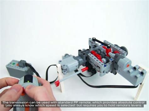 Функциональная модель коробки передач, собранная из LEGO | carakoom.com