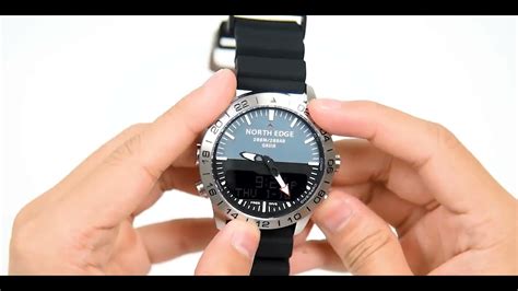 NORTH EDGE Gavia 2 Men's tactical watch - YouTube