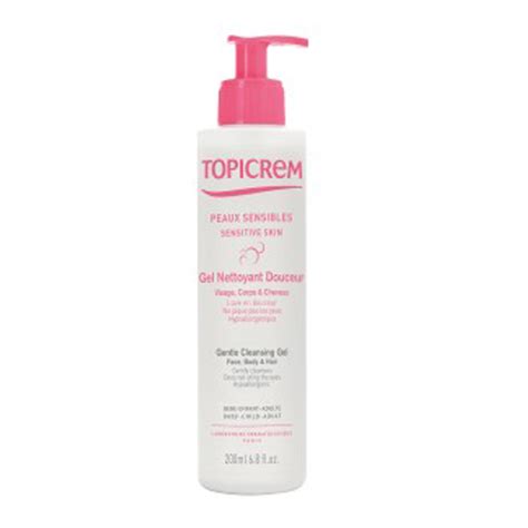 TOPICREM Gel nettoyant douceur visage, corps et cheveux 200ml ...