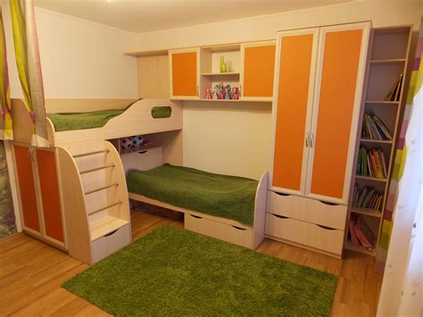 Детский гарнитур с кроватью для мальчика - 86 фото